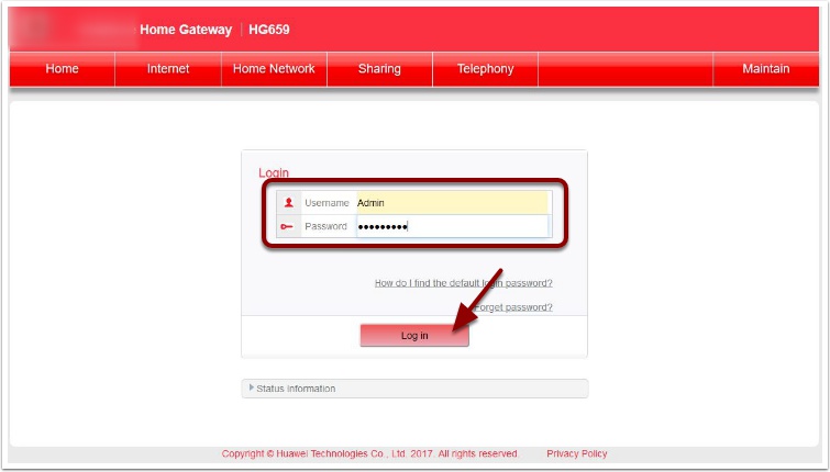 Vodafone HG659 Fibre – Support | Zeronet